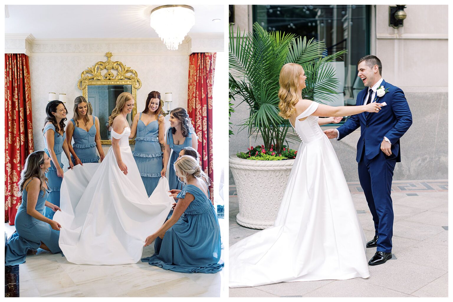 The Willard Hotel Wedding | Willard Wedding | Classic Blue Wedding | Kelli and John - kir2ben.com