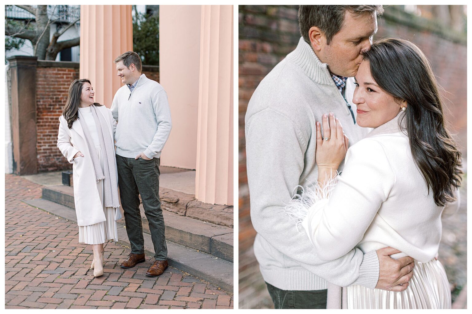 Wintery Holiday Engagement Session | Hallmark Movie Engagement | Old ...