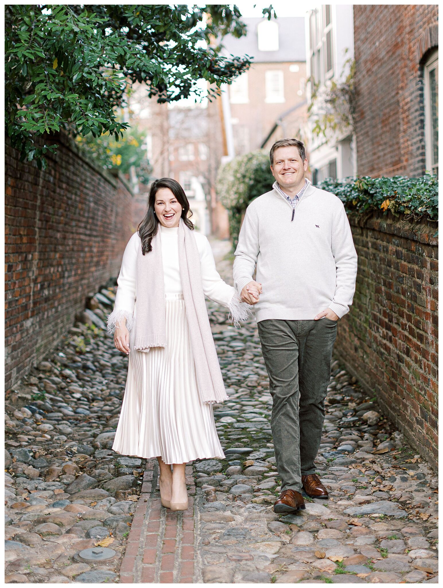 Wintery Holiday Engagement Session | Hallmark Movie Engagement | Old ...