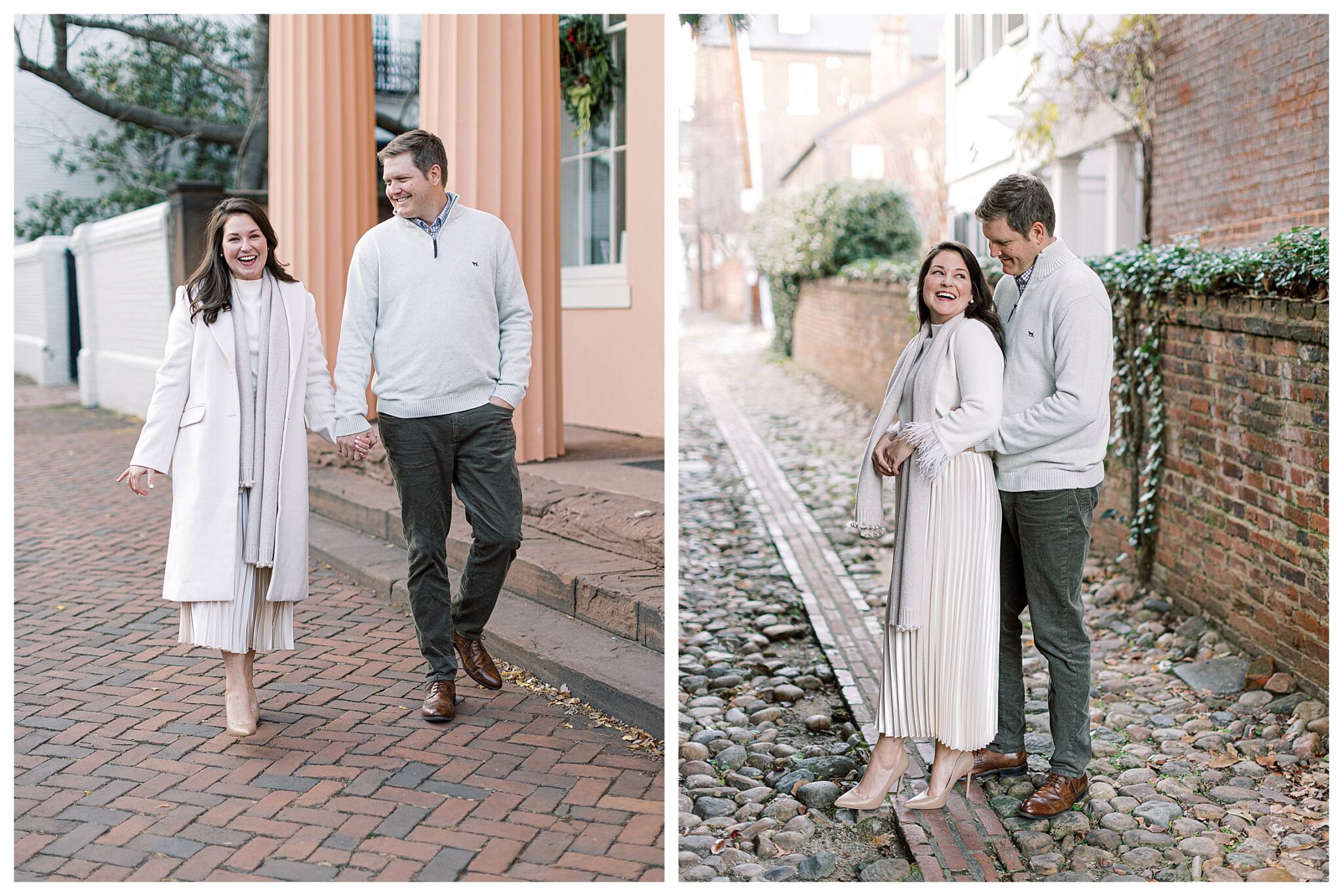 Wintery Holiday Engagement Session | Hallmark Movie Engagement | Old ...